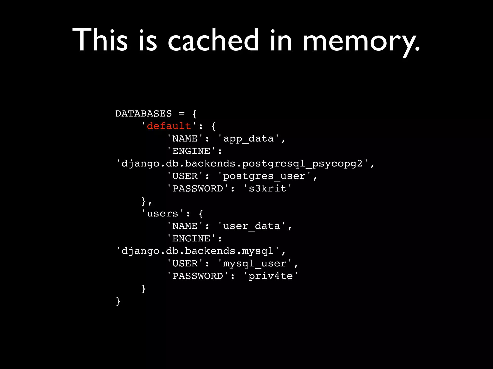 Django Multi-DB in Anger | PPT