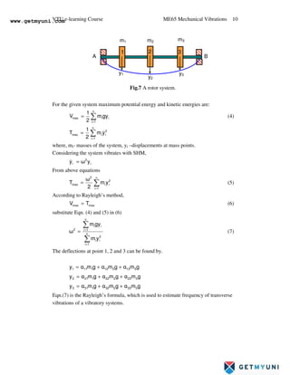 Multi degree of freedom systems | PDF