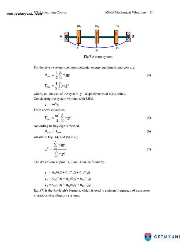 Multi degree of freedom systems | PDF