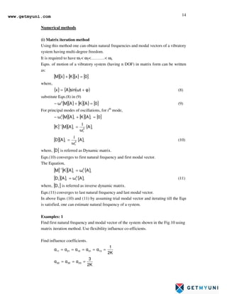 Multi degree of freedom systems | PDF