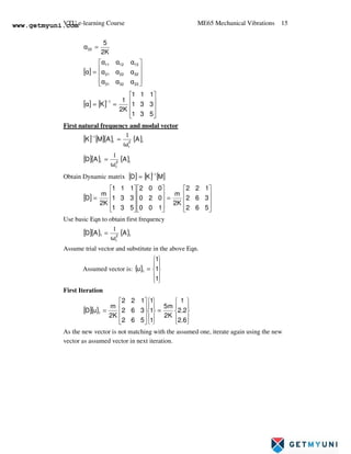 Multi degree of freedom systems | PDF
