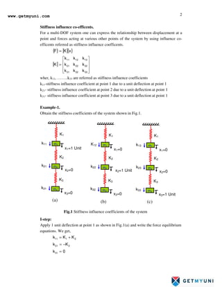 Multi degree of freedom systems | PDF