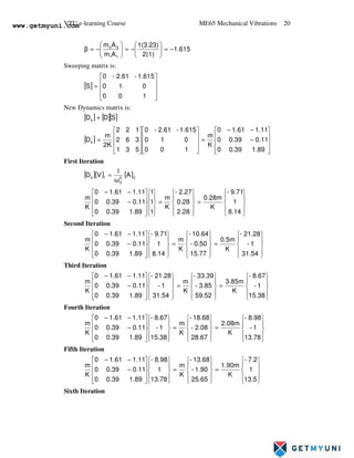 Multi degree of freedom systems | PDF