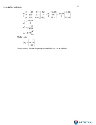 Multi degree of freedom systems | PDF
