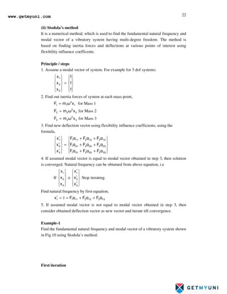 Multi degree of freedom systems | PDF