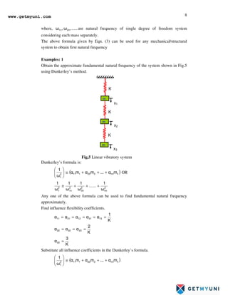 Multi degree of freedom systems | PDF