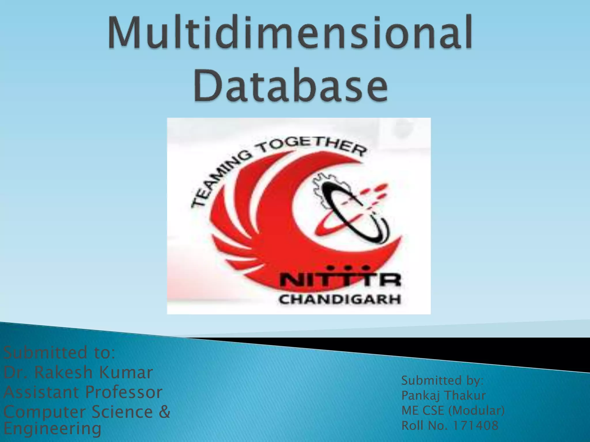 Multidimensioal database | PPT