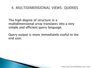 Multidimensioal database | PPTX