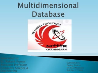 Multidimensioal database | PPTX