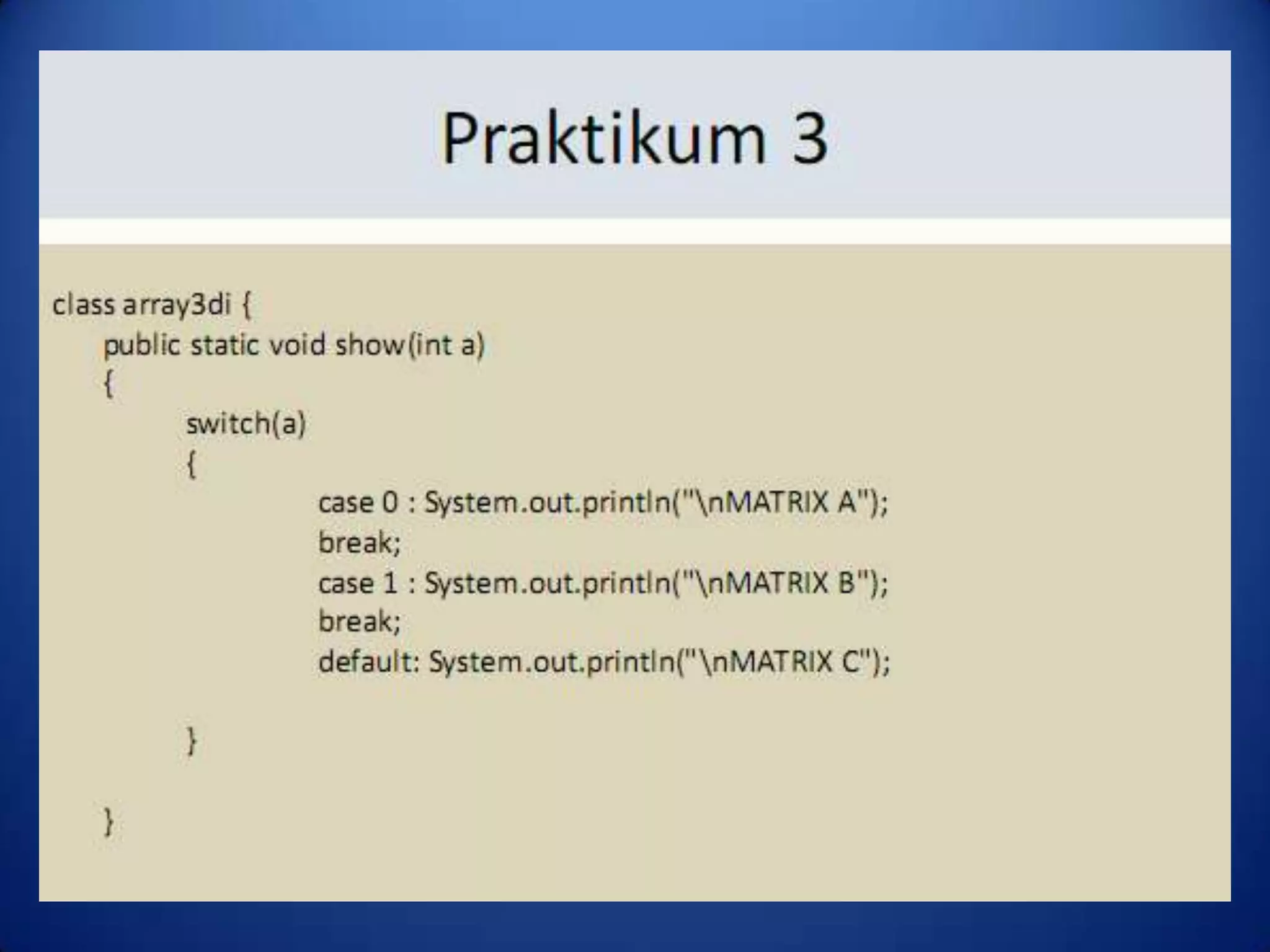 Multidimensional Array dalam Struktur Data | PPTX