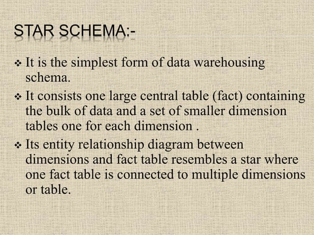 Multidimensional data models | PPTX