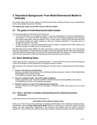 Multi dimensional modeling | PDF