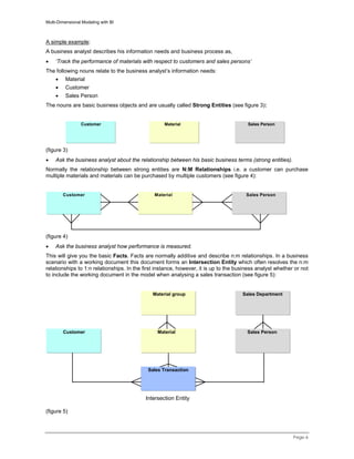 Multi dimensional modeling | PDF