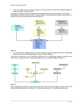 Multi dimensional modeling | PDF