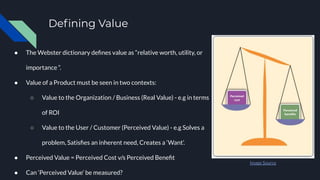 Multidimensional nature of perceived value by Sanjeev Kulkarni | PPT