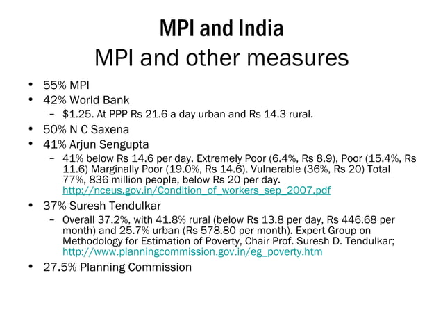 Multidimensional Poverty Index | PPT