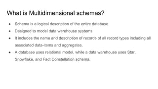 Multidimensional schema | PDF