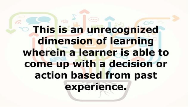 Multidimensional view on learning | PPTX