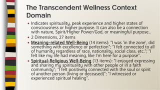 Introducing the Multidimensional Well-Being Assessment (MWA) | PDF
