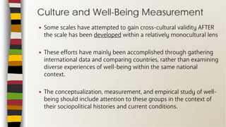 Introducing the Multidimensional Well-Being Assessment (MWA) | PDF