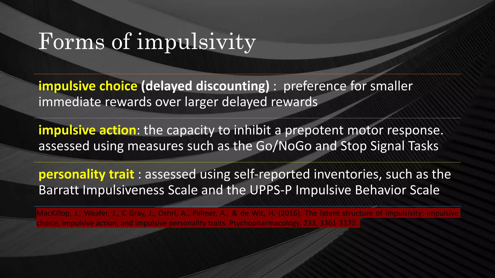 multidimensional approach to impulsivity.pptx