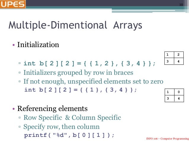 Multidimentional Array