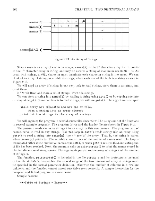 Multi dimensional array | PDF