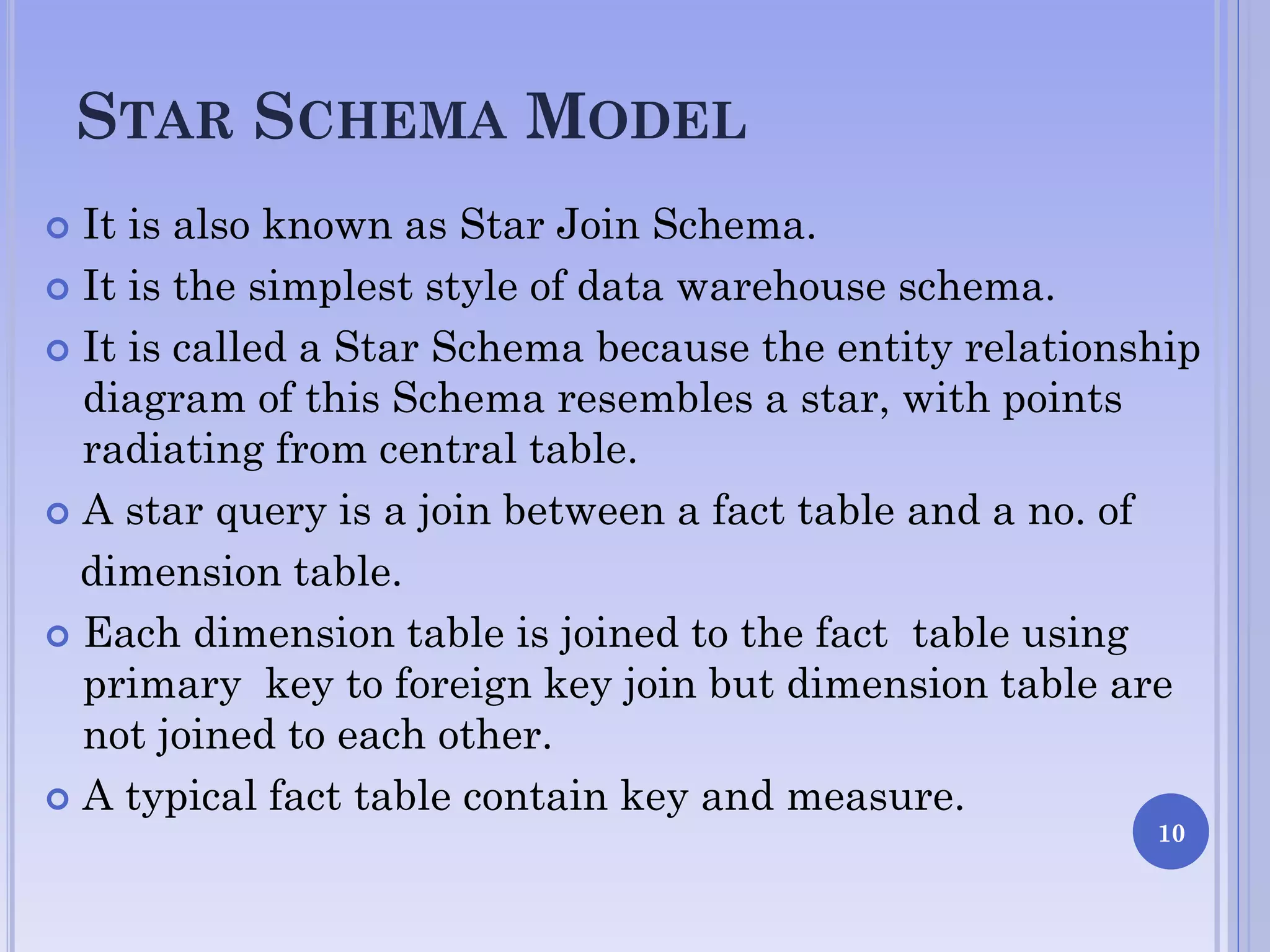 Multidimentional data model | PDF