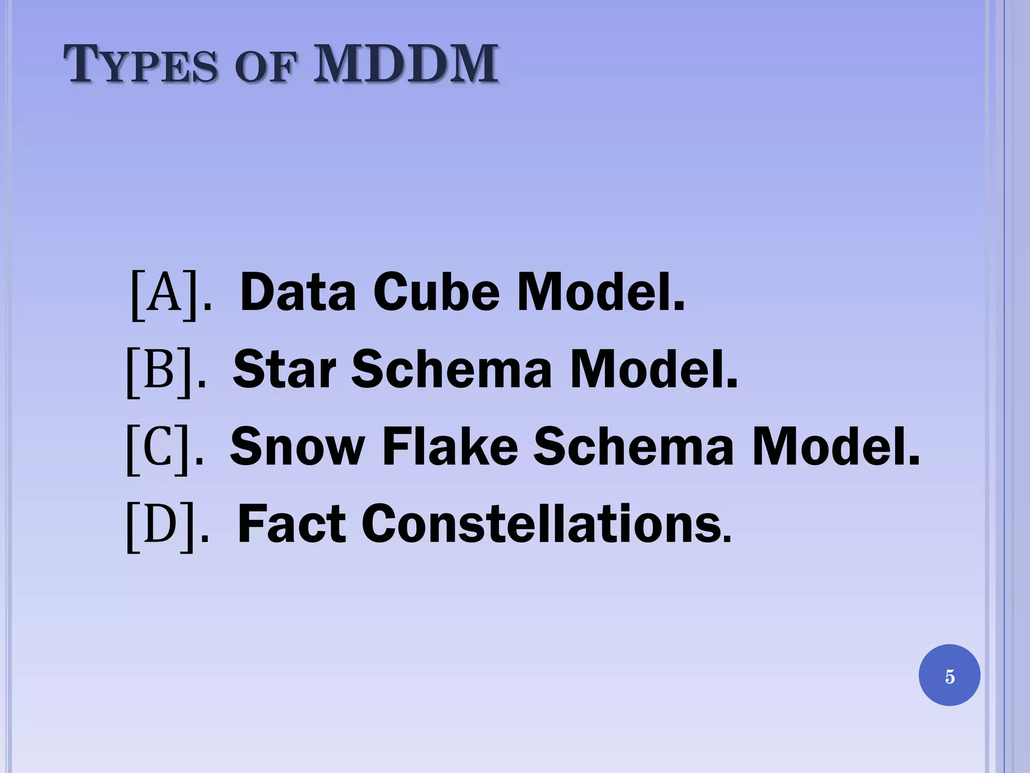 Multidimentional Data Model Pdf Databases Computer Software And Applications