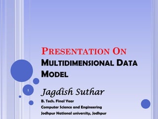 Multidimentional data model | PDF