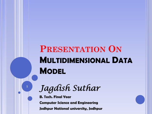 Multidimentional Data Model Pdf Databases Computer Software And Applications