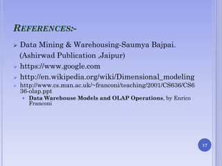 Multidimentional data model | PDF