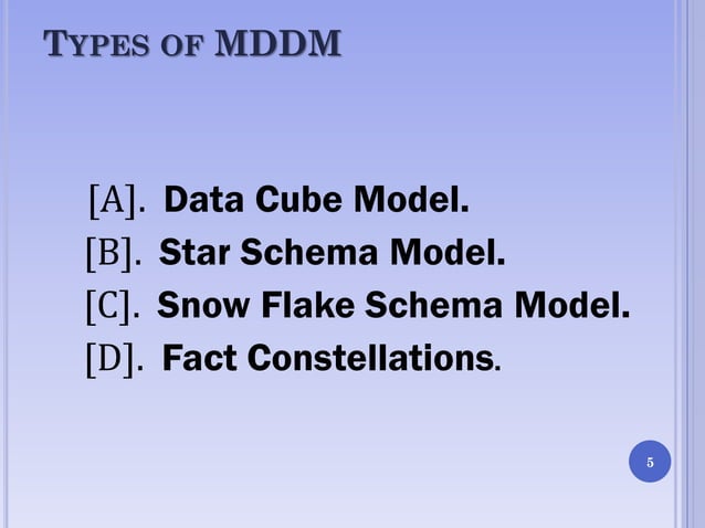 Multidimentional data model | PDF | Databases | Computer Software and ...