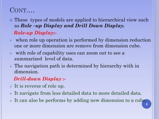 Multidimentional data model | PDF