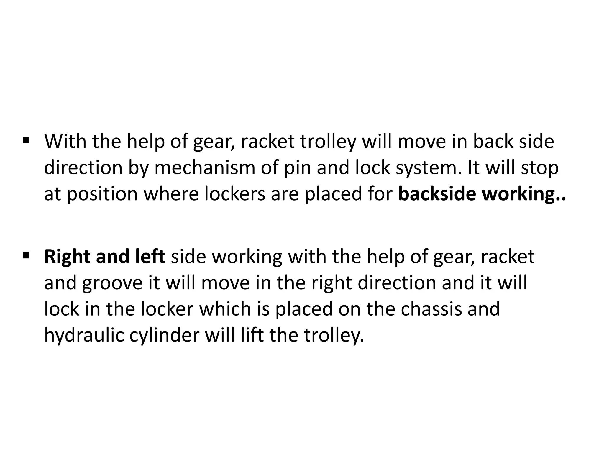 Multi direction dumping system | PPTX