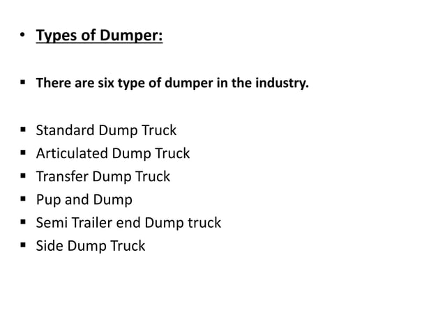 Multi direction dumping system | PPTX | Pickup Trucks | Auto Body Styles