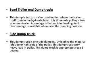 Multi direction dumping system | PPTX