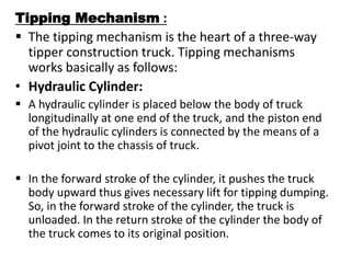 Multi direction dumping system | PPTX