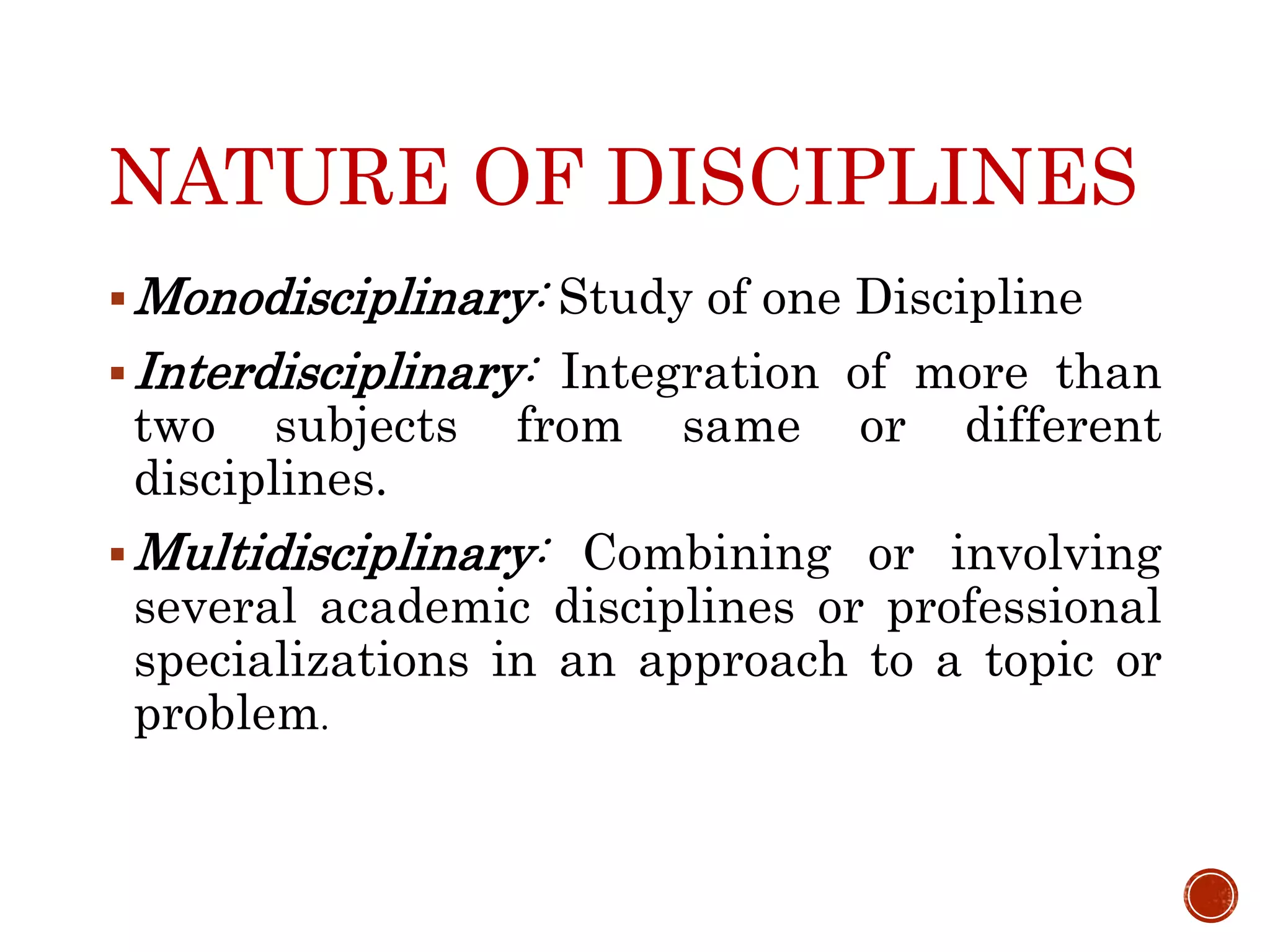 Multidisciplinary | PPTX