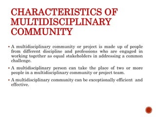Multidisciplinary | PPTX