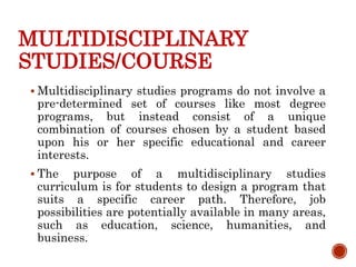 Multidisciplinary | PPTX