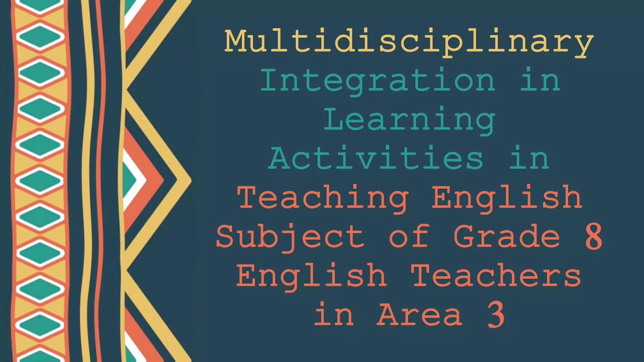 Multidisciplinary-Integration-of-Learning-Activities-in-Teaching ...