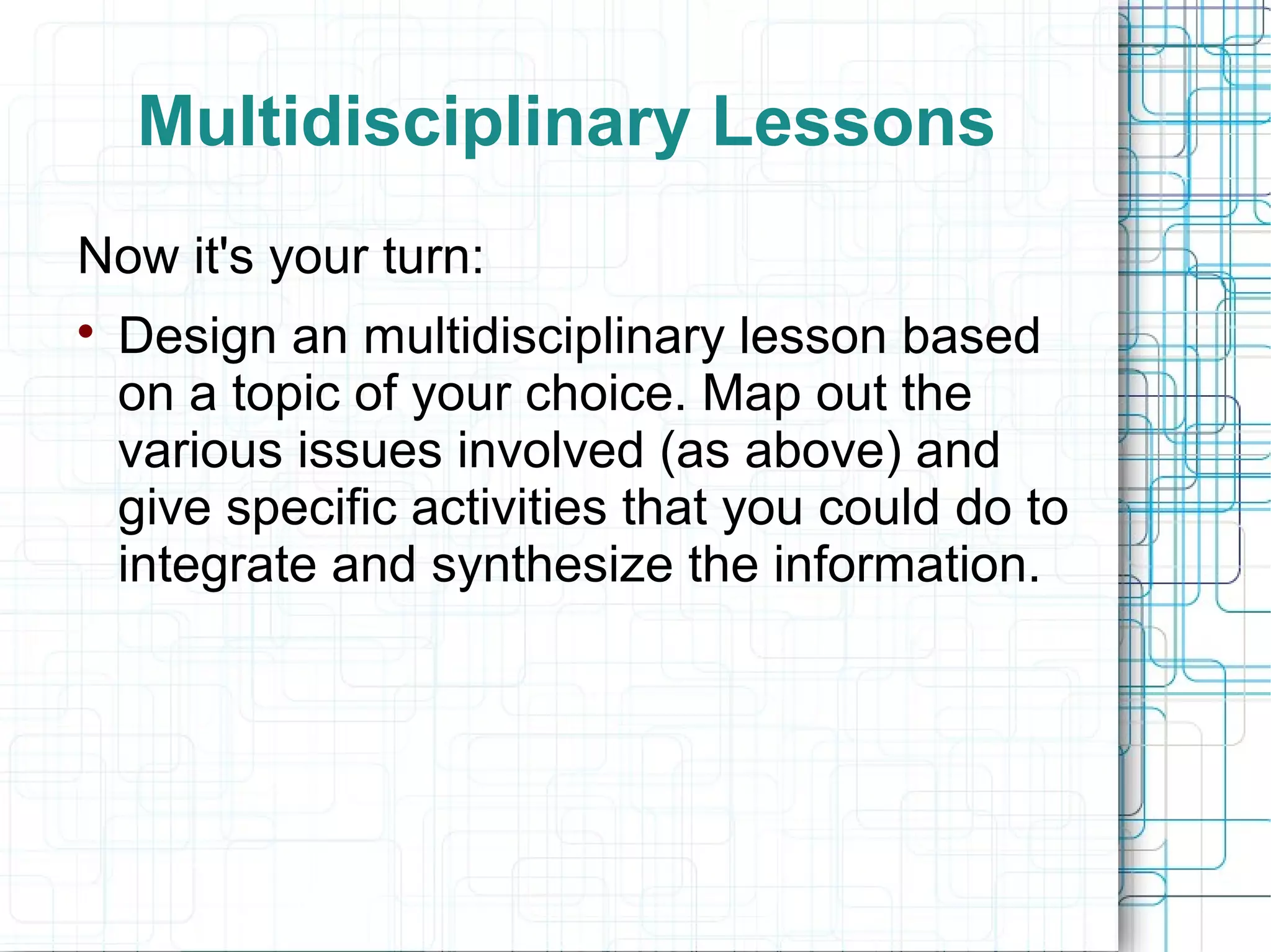 Multidisciplinary approach | PPT