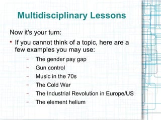 Multidisciplinary approach | PPT