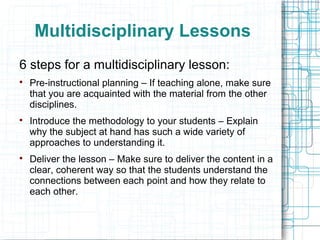 Multidisciplinary approach | PPT