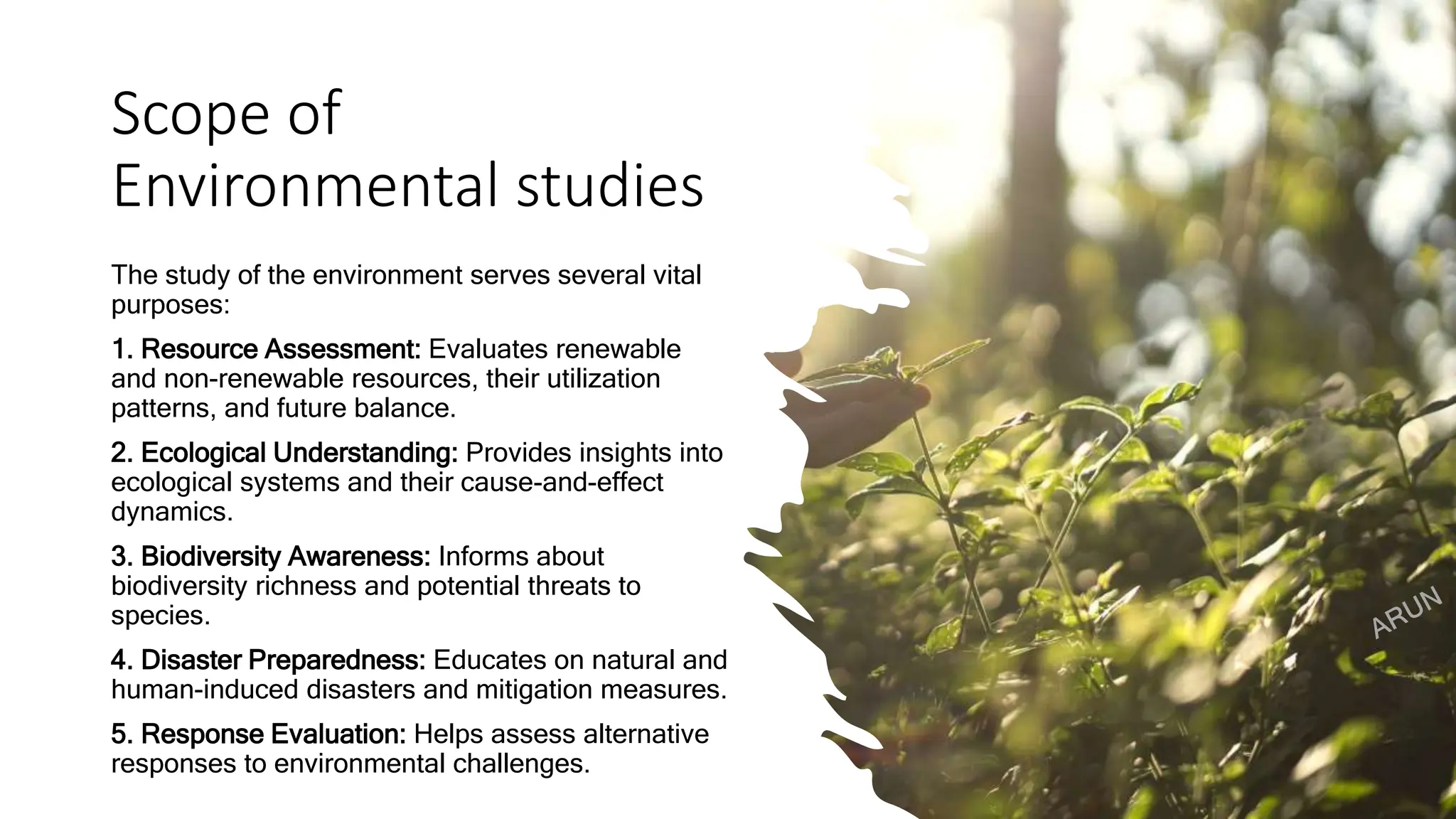 Multidisciplinary nature of environmental studies | PPTX