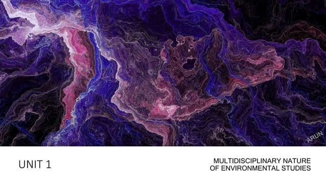 Multidisciplinary nature of environmental studies | PPTX