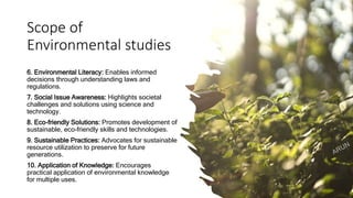 Multidisciplinary nature of environmental studies | PPTX