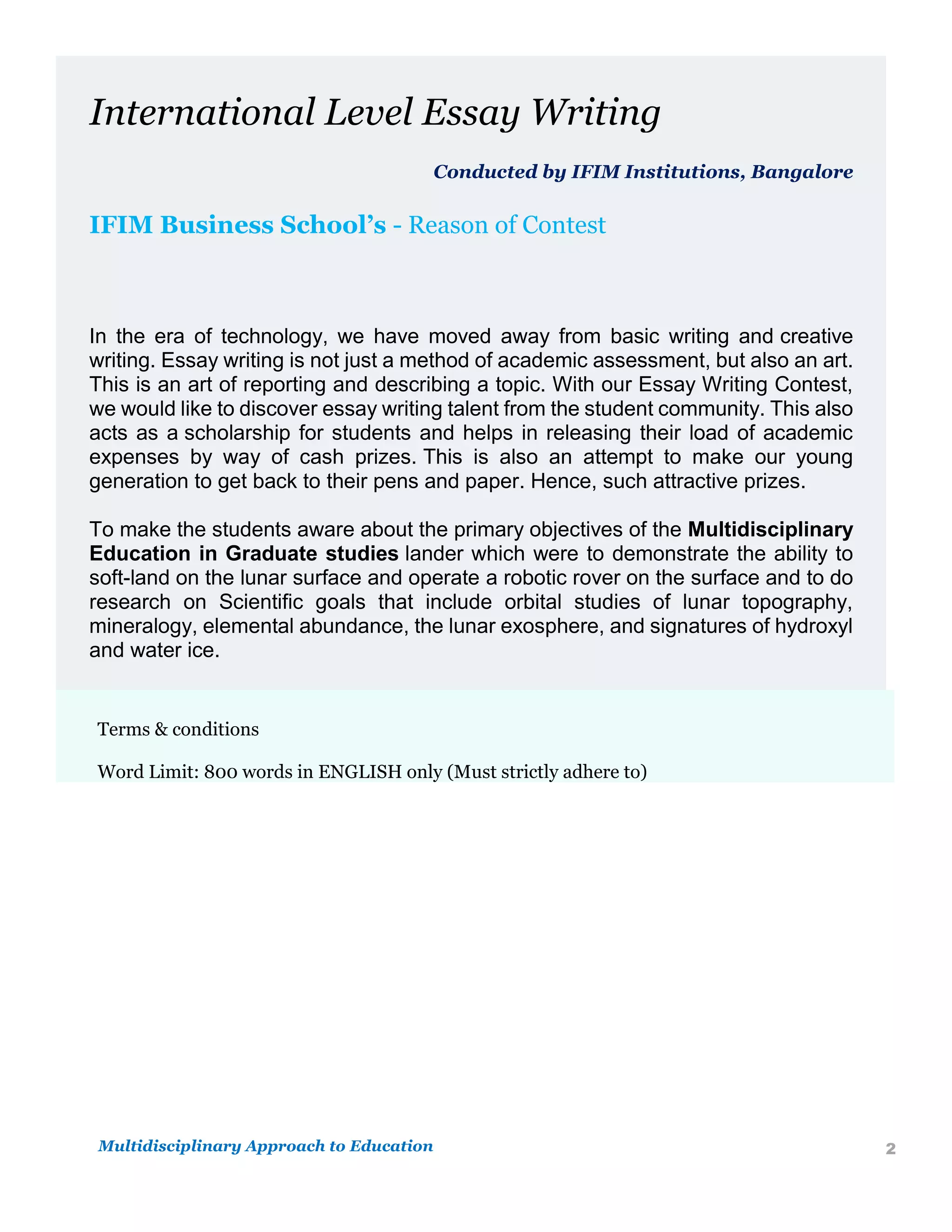 Multidisciplinary approach to education in undergraduate studies dr ...