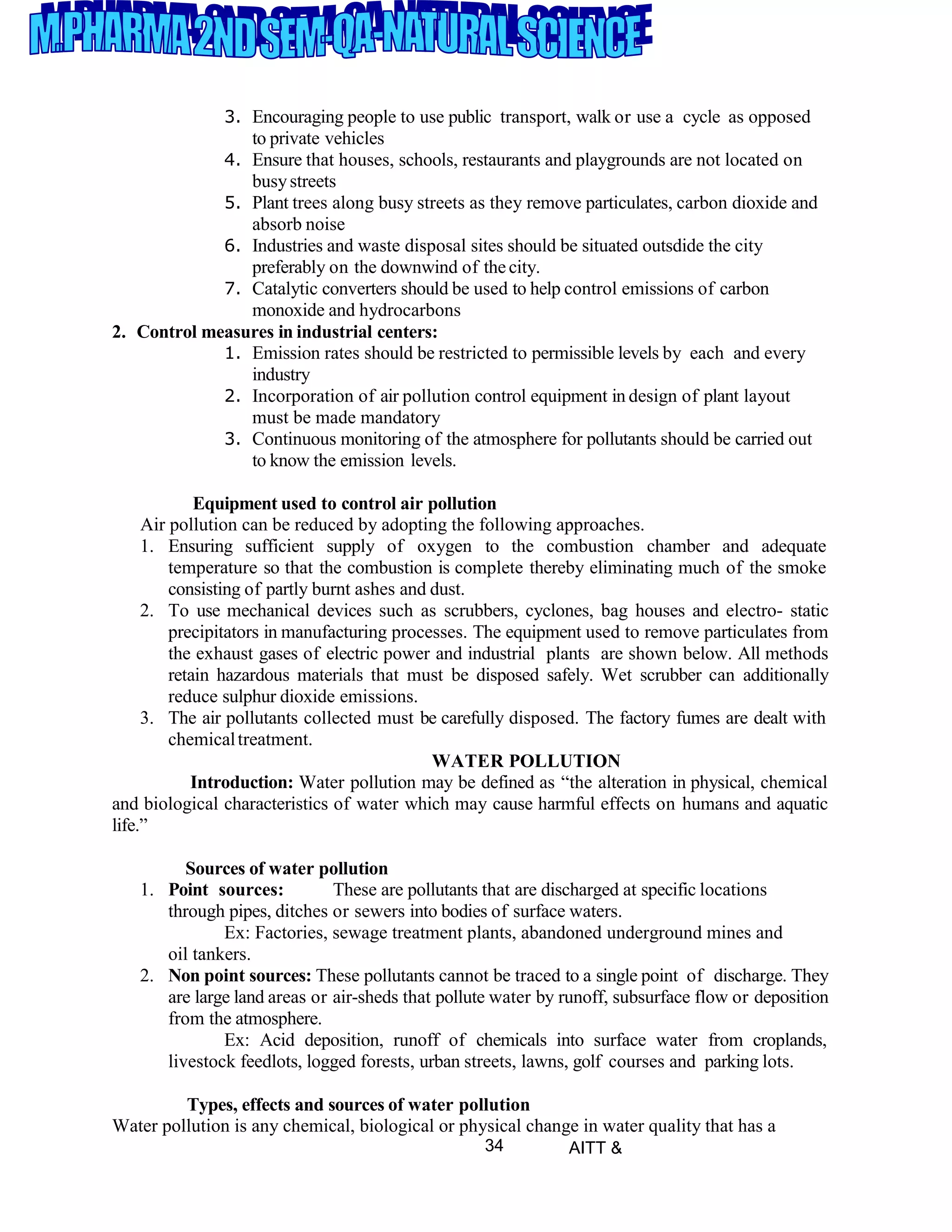 Multidisciplinary nature of environmental studies: Natural Resources ...